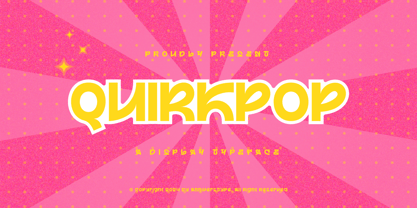 Quirkpop Font | Webfont & Desktop | MyFonts