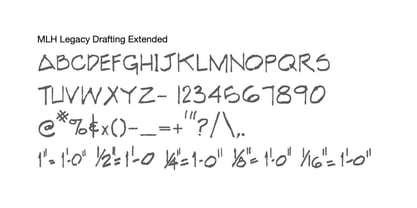 Mark L Hixson Legacy Drafting Font | Webfont & Desktop | MyFonts