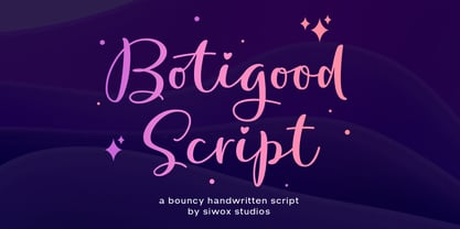 Botigood Script Font | Webfont & Desktop | MyFonts