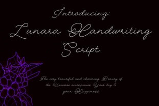 Lunara Handwriting Script 6.0 Font | Webfont & Desktop | MyFonts