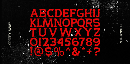 Creepy Away Font | Webfont & Desktop | MyFonts
