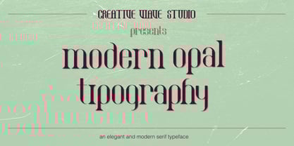 Modern Opal Font | Webfont & Desktop | MyFonts