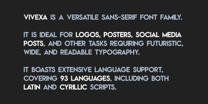 Vivexa Font | Webfont & Desktop | MyFonts