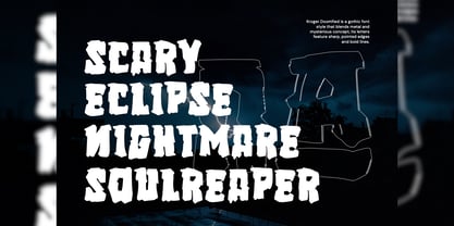 Kroger Doomfied Font | Webfont & Desktop | MyFonts