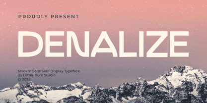 Denalize Font | Webfont & Desktop | MyFonts