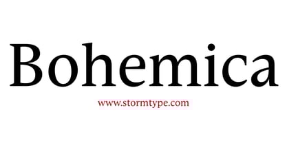 Bohemica Font | Webfont & Desktop | MyFonts