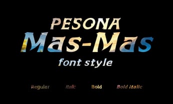 Pesona Mas Mas Font | Webfont & Desktop | MyFonts