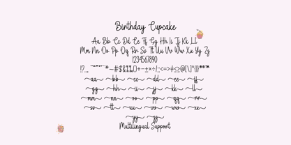 Birthday Cupcake Font | Webfont & Desktop | MyFonts