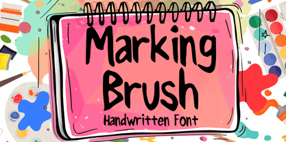 Marking Brush Font | Webfont & Desktop | MyFonts