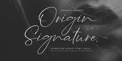 Origin Signature Font | Webfont & Desktop | MyFonts