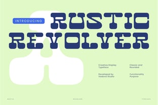 Rustic Revolver Font | Webfont & Desktop | MyFonts