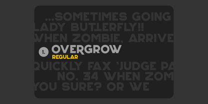 Overgrow Font | Webfont & Desktop | MyFonts