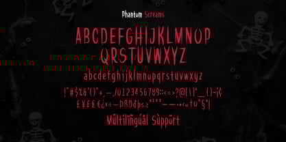 Phantom Screams Font | Webfont & Desktop | MyFonts