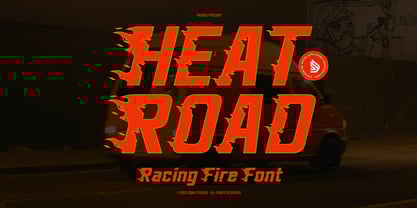 Heat Road Font | Webfont & Desktop | MyFonts