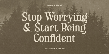 Billion Stage Font | Webfont & Desktop | MyFonts