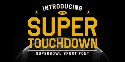 Super Touchdown Font | Webfont & Desktop | MyFonts