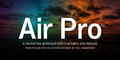 Air Pro Font | Webfont & Desktop | MyFonts