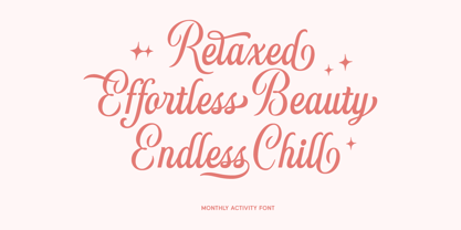 Monthly Activity Font | Webfont & Desktop | MyFonts