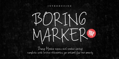 Boring Marker Font | Webfont & Desktop | MyFonts