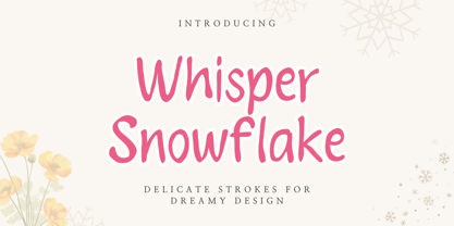 Whisper Snowflake Font | Webfont & Desktop | MyFonts