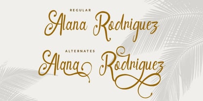 Alana Rodriguez Font | Webfont & Desktop | MyFonts