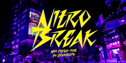 Nitro Break Font | Webfont & Desktop | MyFonts