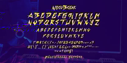 Nitro Break Font | Webfont & Desktop | MyFonts