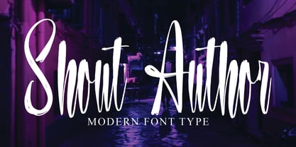 Shout Author Font | Webfont & Desktop | MyFonts