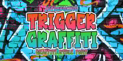Trigger Graffiti Font | Webfont & Desktop | MyFonts