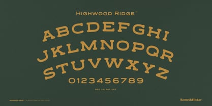Highwood Ridge Font | Webfont & Desktop | MyFonts