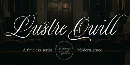 Lustre Quill Font | Webfont & Desktop | MyFonts