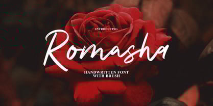 Romasha Signature Font | Webfont & Desktop | MyFonts