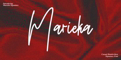 Marieka Signature Font | Webfont & Desktop | MyFonts