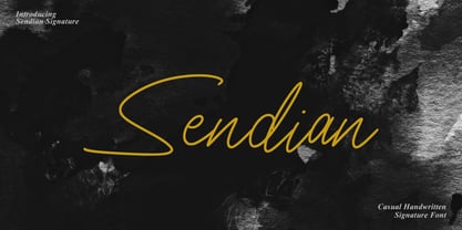 Sendian Signature Font | Webfont & Desktop | MyFonts