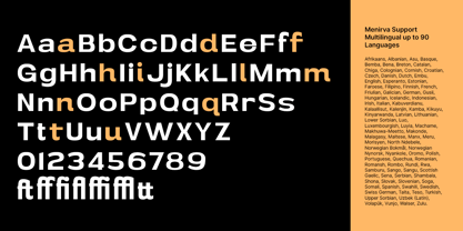 Menirva Font | Webfont & Desktop | MyFonts
