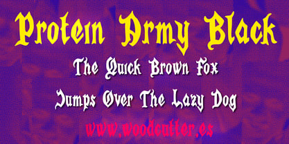 Protein Army Font | Webfont & Desktop | MyFonts