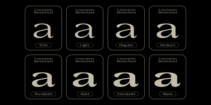 UNCMMN Stretched Font | Webfont & Desktop | MyFonts