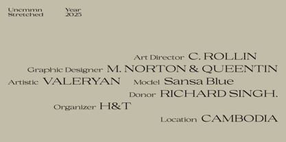 UNCMMN Stretched Font | Webfont & Desktop | MyFonts