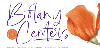 Botany Centers Font | Webfont & Desktop | MyFonts