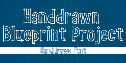 Handdrawn Blueprint Project Font | Webfont & Desktop | MyFonts