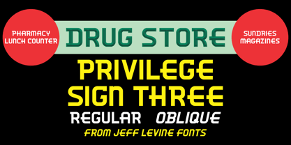 Privilege Sign Three JNL Police | Webfont & Desktop | MyFonts