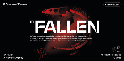ID Fallen Font | Webfont & Desktop | MyFonts