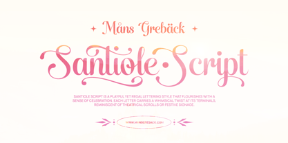 Santiole Font | Webfont & Desktop | MyFonts