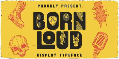 Born Loud Font | Webfont & Desktop | MyFonts