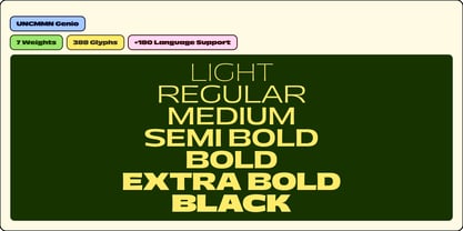 Uncmmn Genio Font | Webfont & Desktop | MyFonts