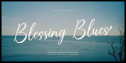 Blessing Blues Font | Webfont & Desktop | MyFonts