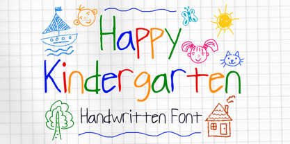 Happy Kindergarten Font | Webfont & Desktop | MyFonts