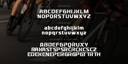 Pedal Track Font | Webfont & Desktop | MyFonts