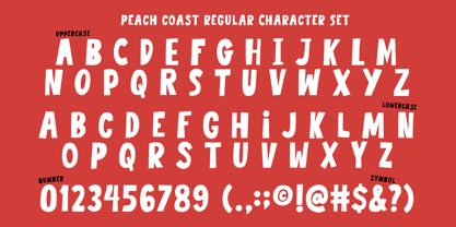 Peach Coast Font | Webfont & Desktop | MyFonts