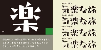 Takaginza-kaku Font | Webfont & Desktop | MyFonts